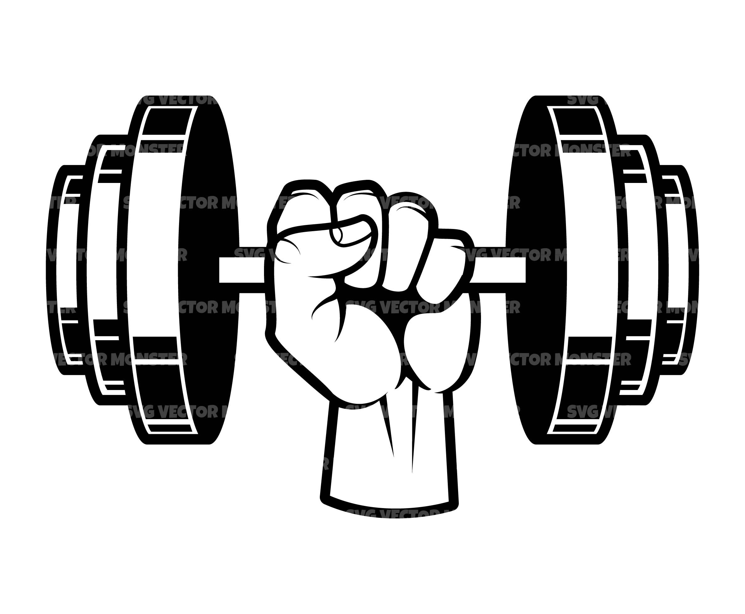 Mancuerna Svg, Barbell Svg, Peso Svg, Culturismo, Fitness, Gimnasio ...