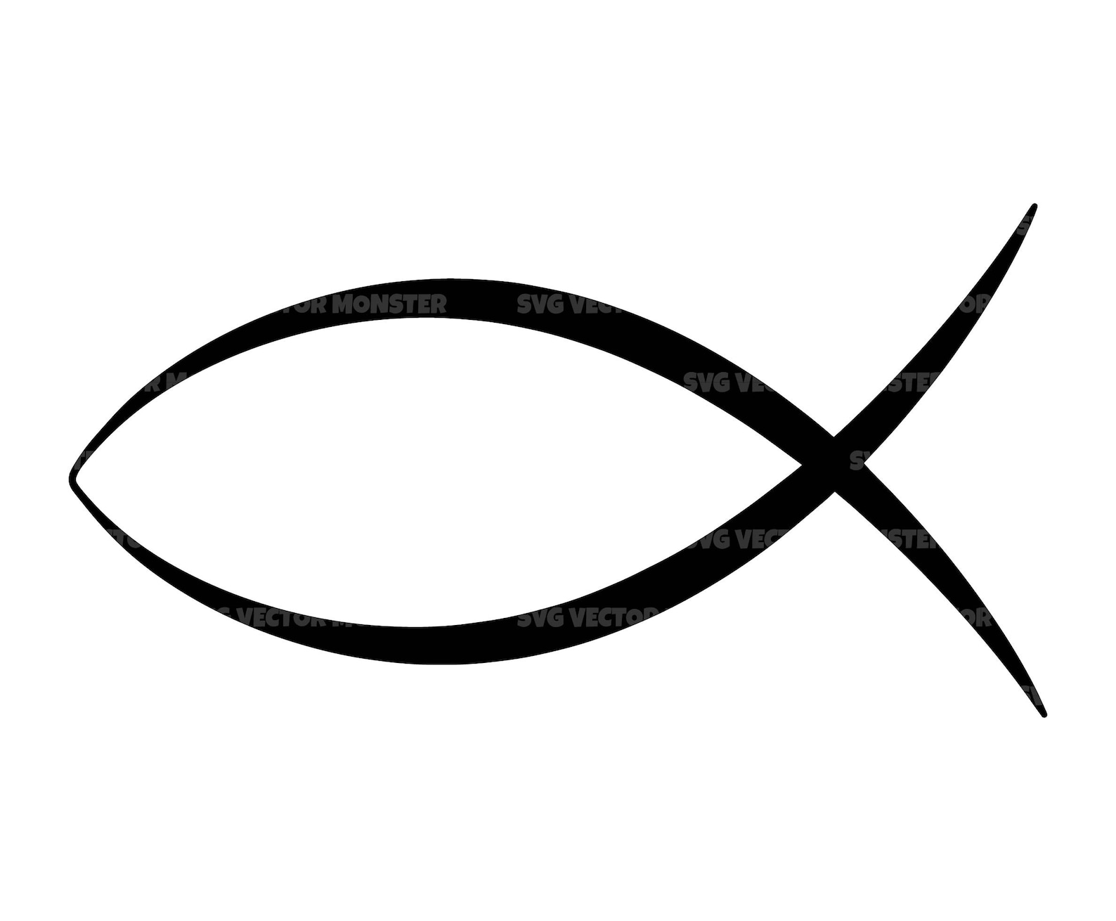 Christian Fish SVG, Jesus Fish Svg, God Fish Svg, Believer, Faith Over ...