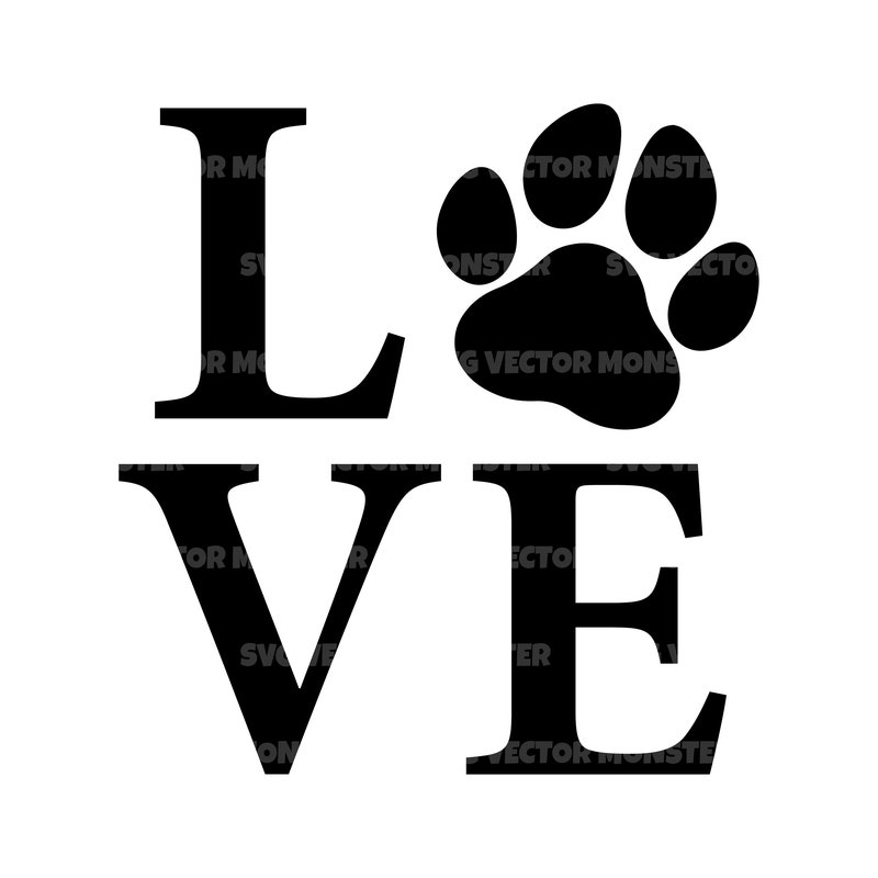 Dog Love Svg - Etsy