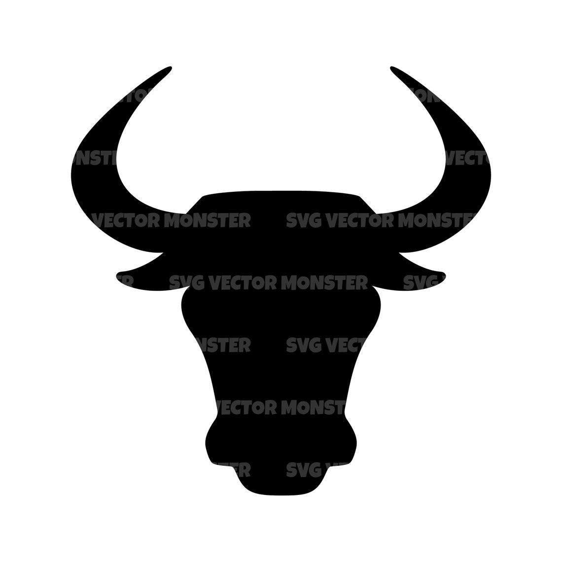 Bull Head Svg Ox Head Svg Pdf Png Eps dxf Cut file Cricut | Etsy