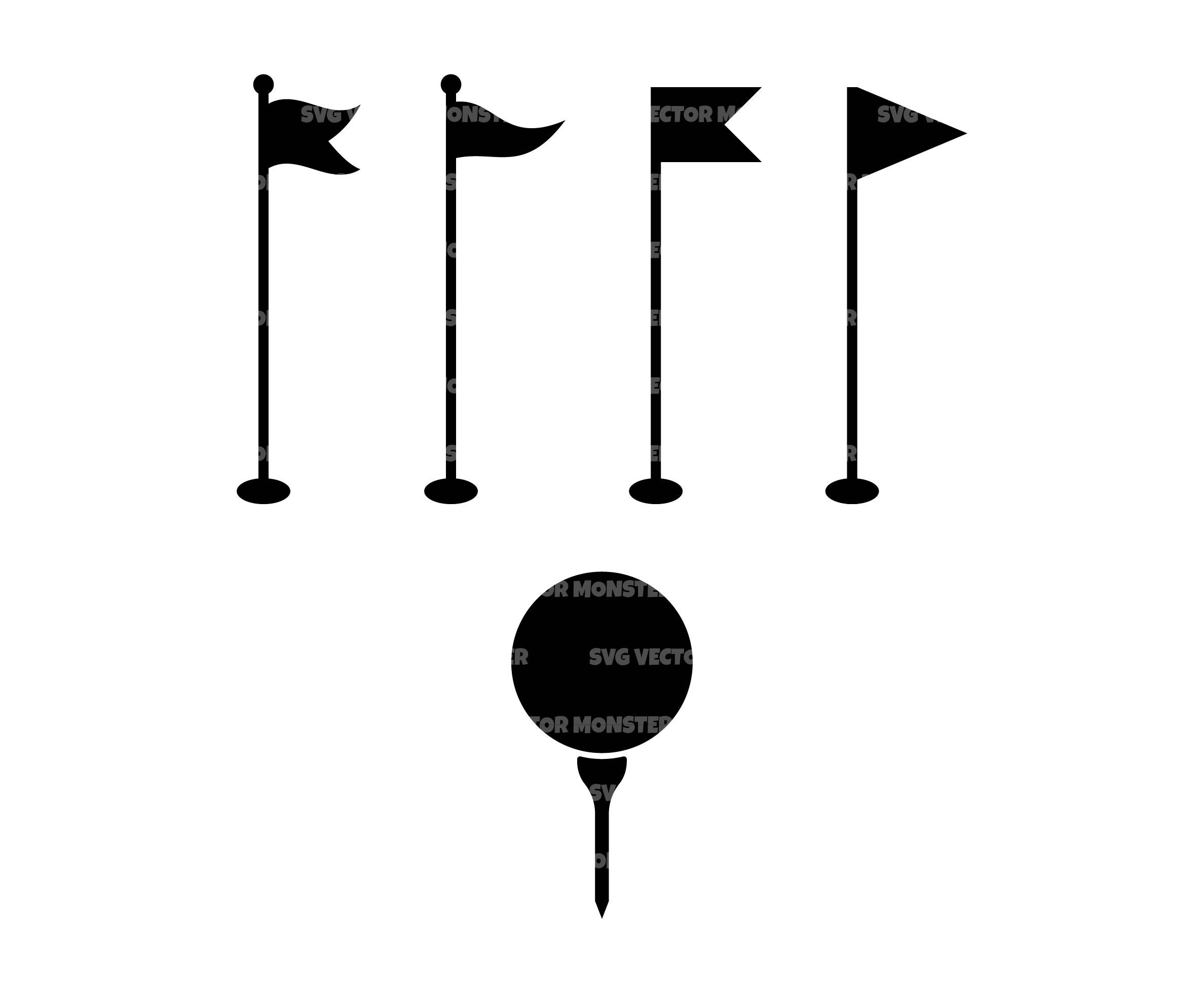 Flag Pole Silhouette