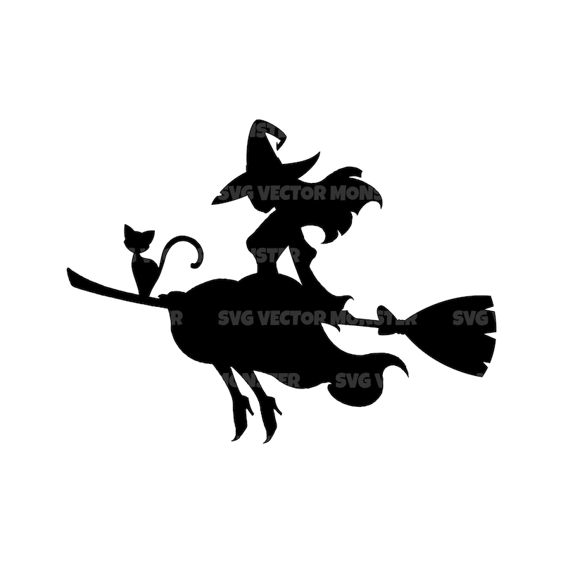 Witch Svg - Etsy