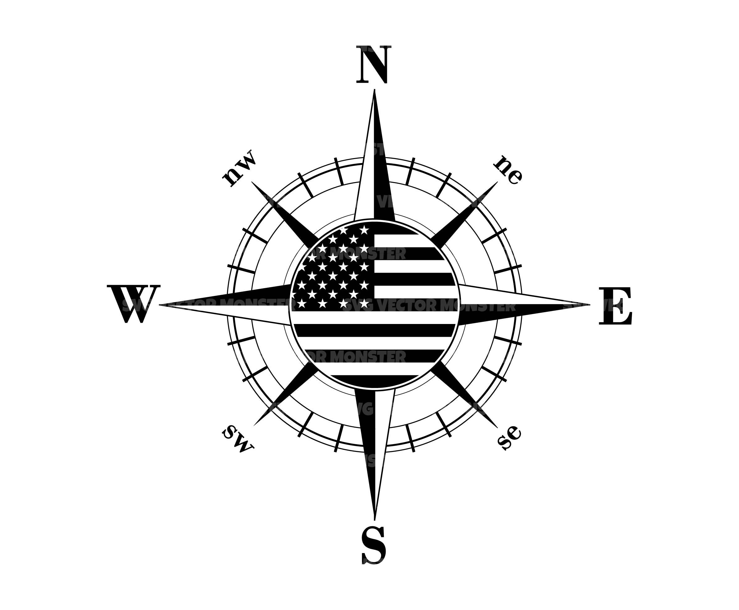 Compass Star Vector
