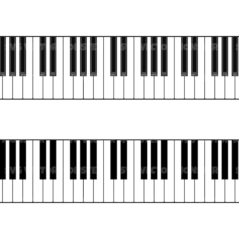 Piano Keyboard Key Stickers - Etsy