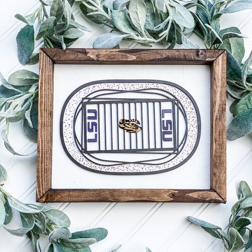 LSU Tigers Wall Decor - Etsy