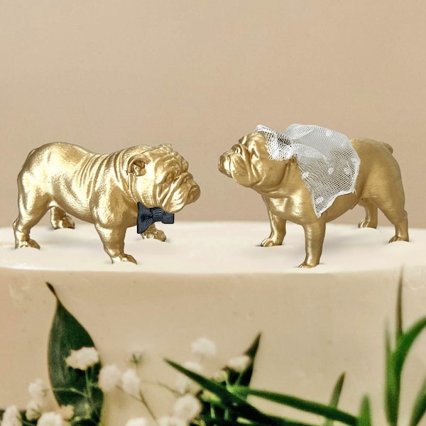 Bulldog Cake Topper - Etsy