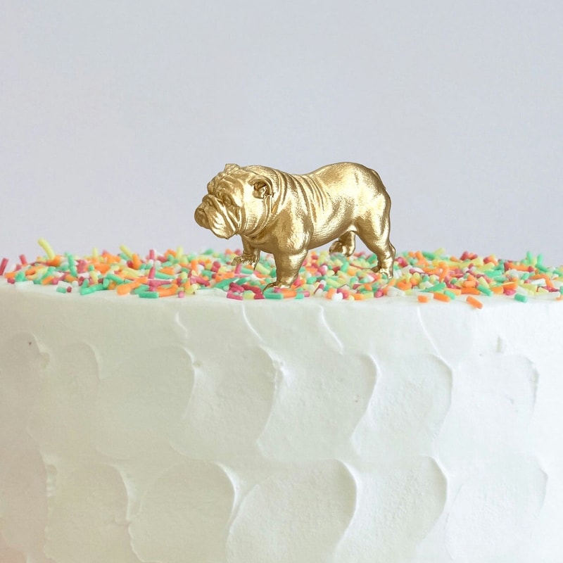 Bulldog Cake Topper - Etsy