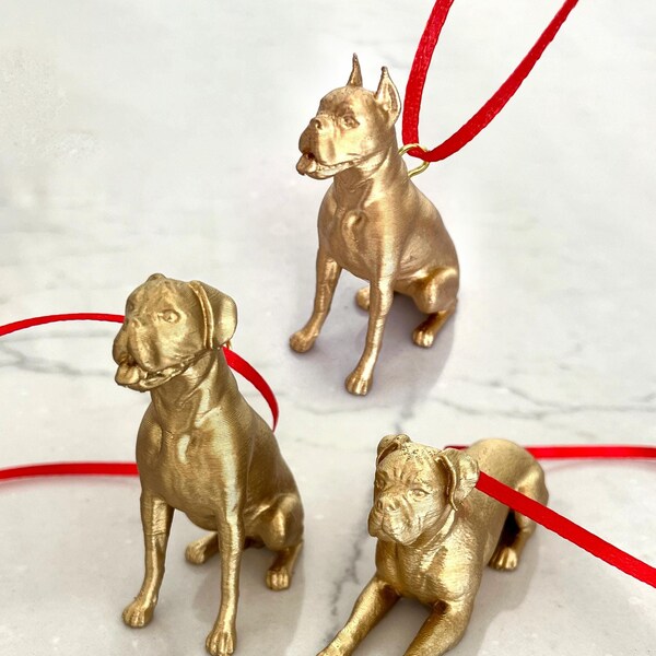 Boxer Ornament - Etsy