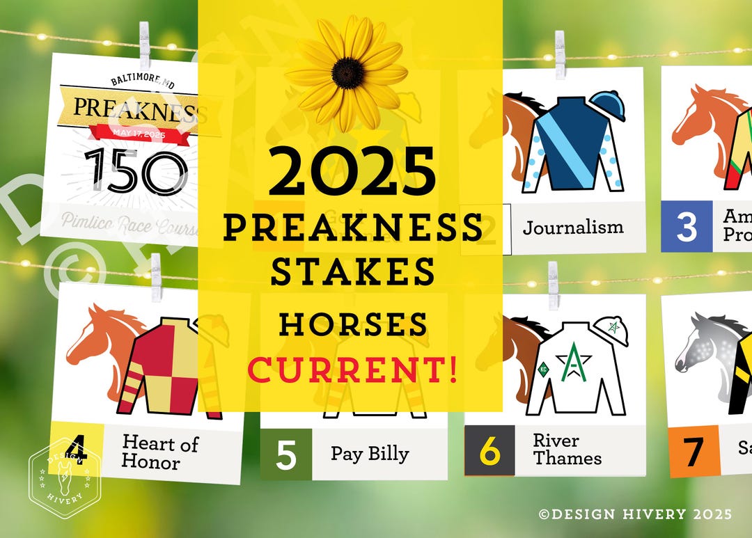 Preakness 150 Banner, CURRENT HORSES, Preakness Decoration, Preakness ...