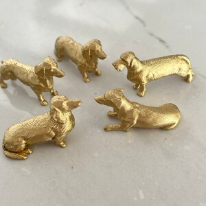 Dachshund Figures, Set of 5, Weiner Dog, Wedding Table Decor, Cake ...
