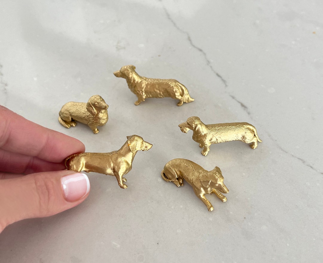 Dachshund Figures, Set of 5, Weiner Dog, Wedding Table Decor, Cake ...
