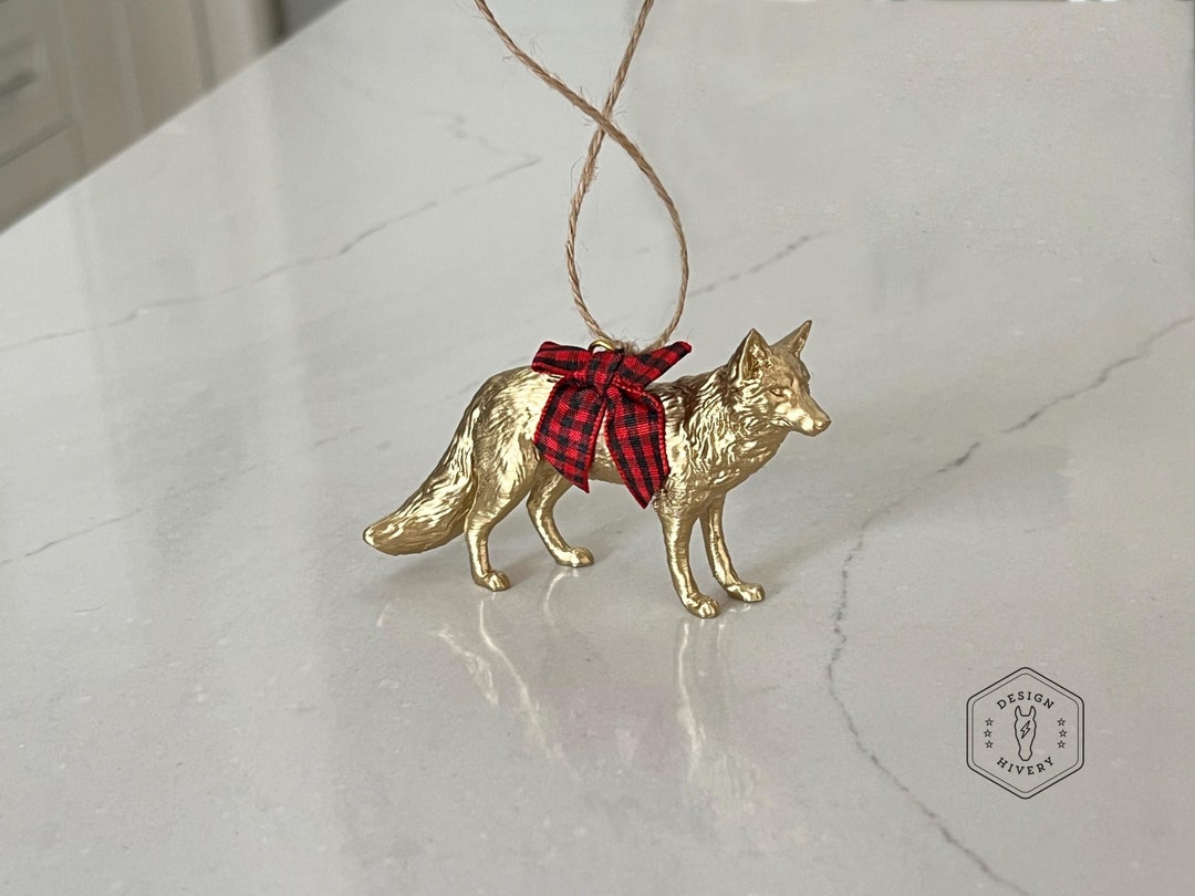 Fox Ornament: Fox Chasing | Fox Hunter Gift, Hunt Club, Hunt Staff - Etsy