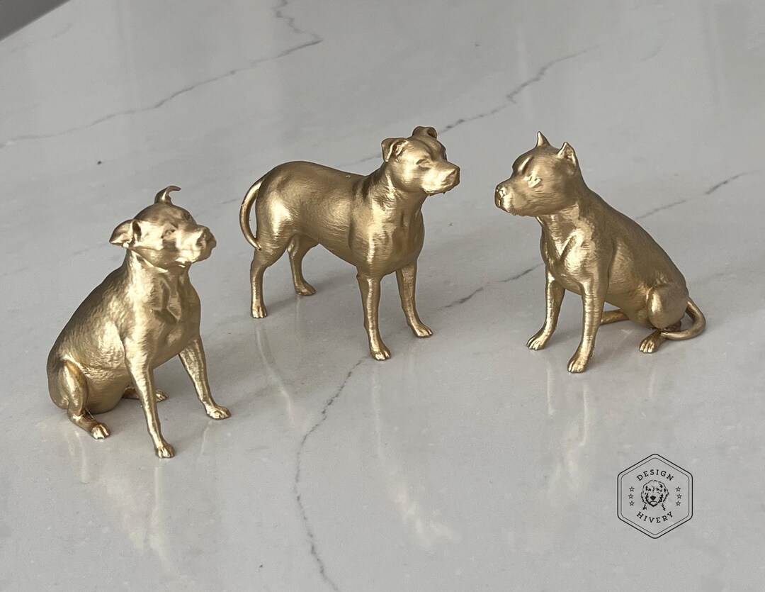 Pit Bull Terrier Cake Topper: Optional Bride and Groom - Etsy