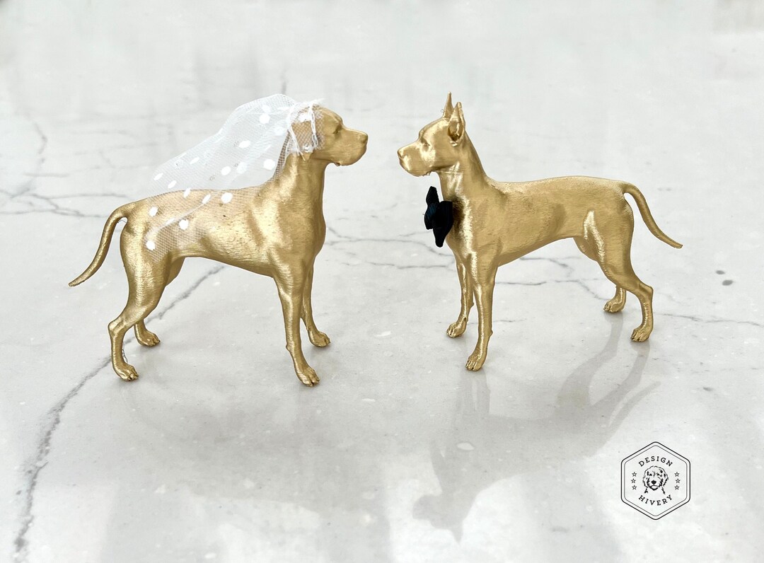 Great Dane Cake Topper, Figure, Wedding Cake, Birthday Cake, Great Dane ...