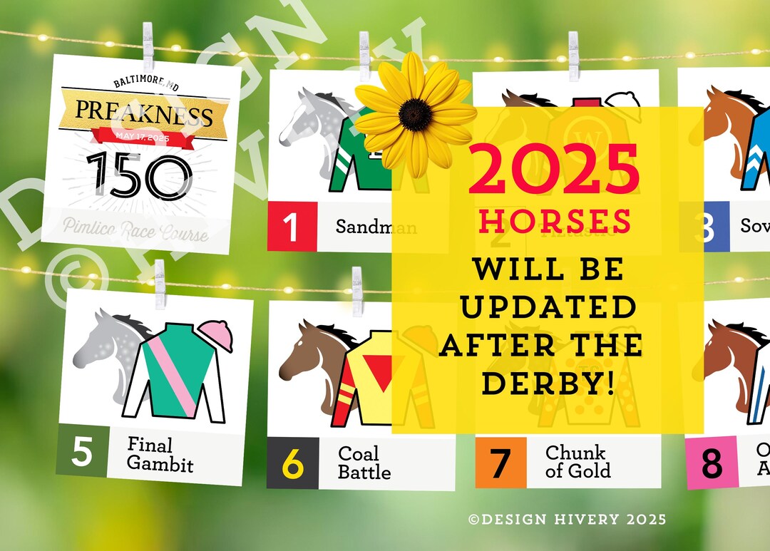 150th Preakness Banner, WILL BE UPDATED, Buy Now Download Later ...
