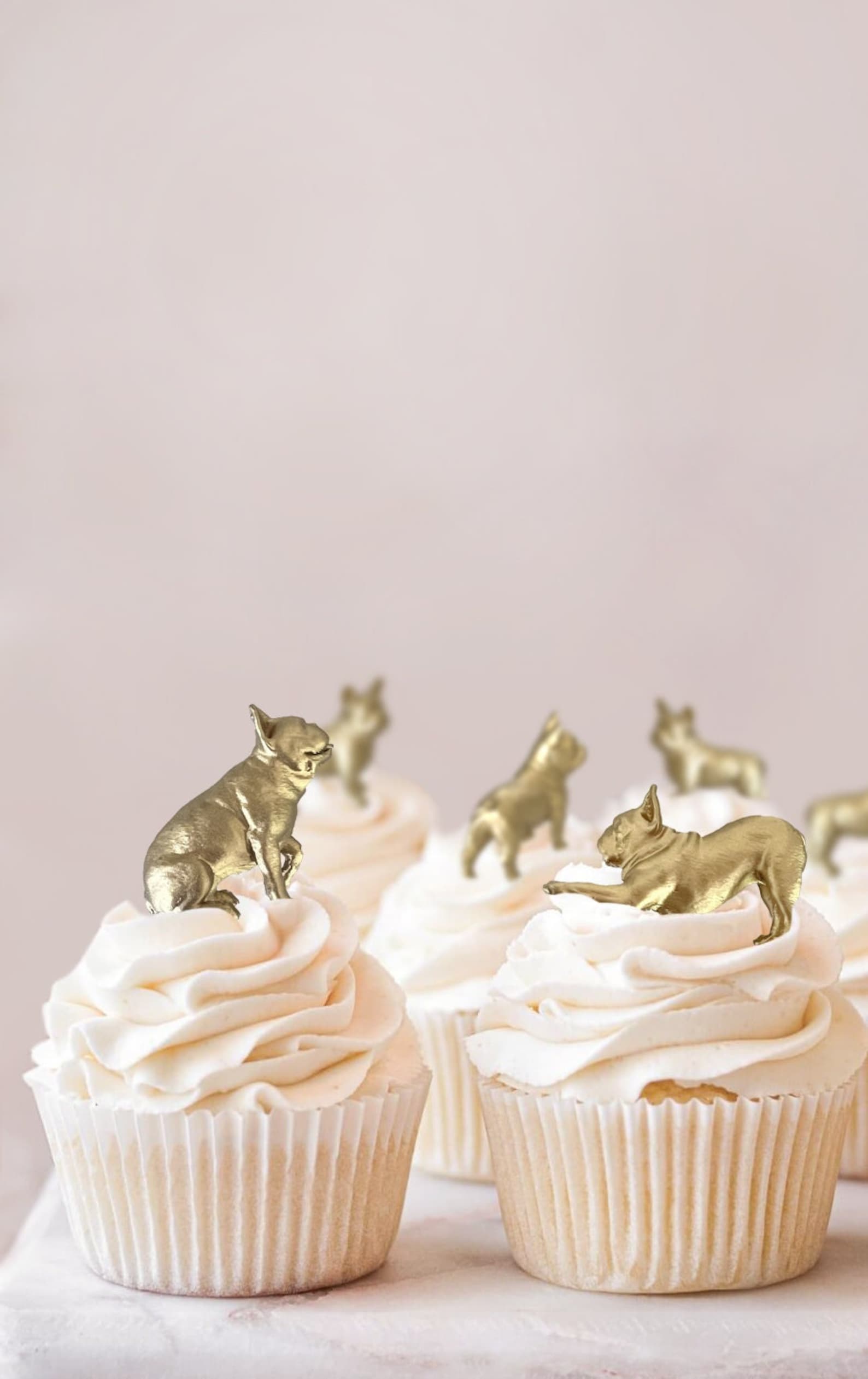French Bulldogs, Set of 4, Figures, Frenchies, Weddings, Table Decor ...