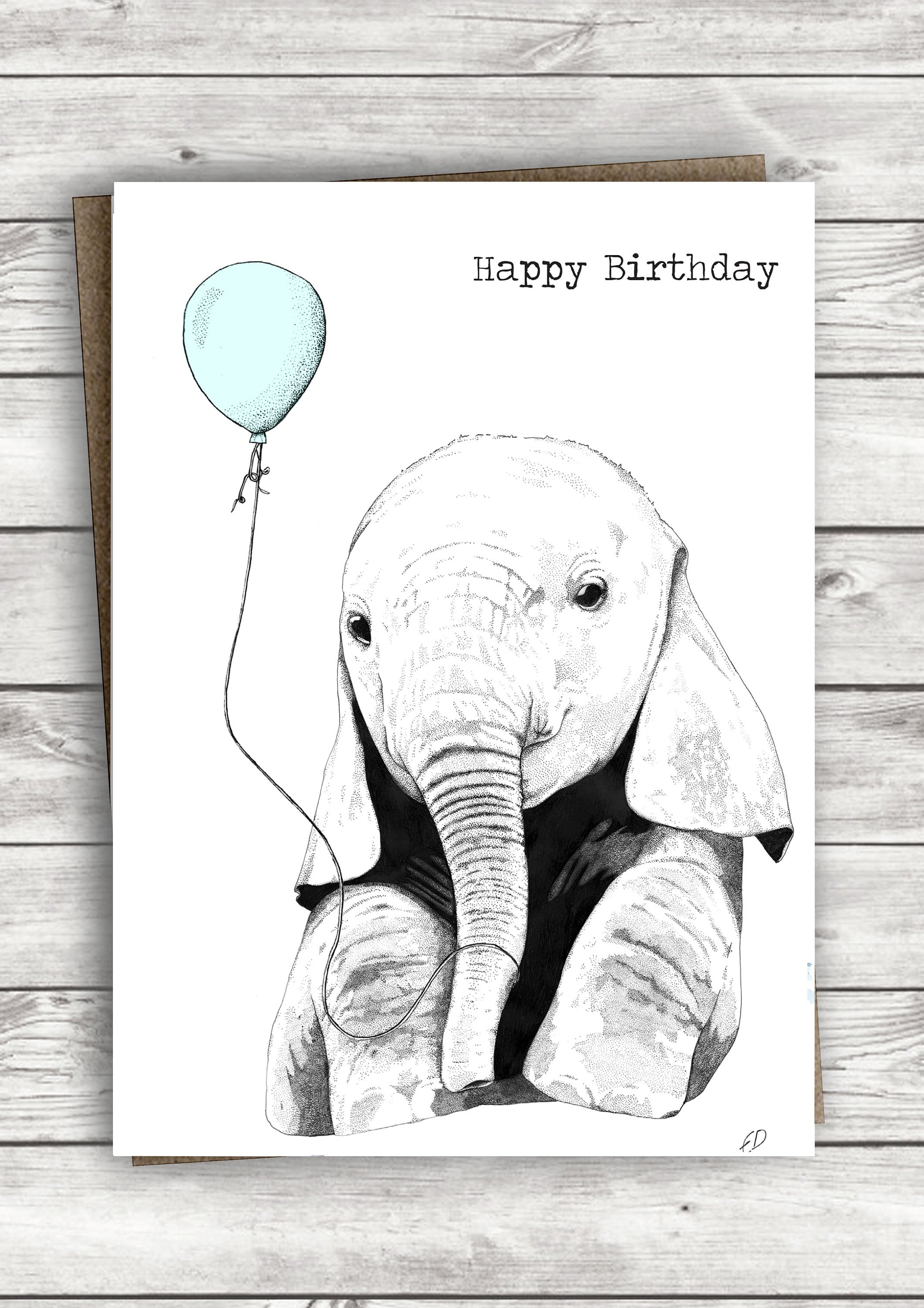 Pack of 6 Animal Birthday Cards - Cute Birthday Card Pack - Funny ...