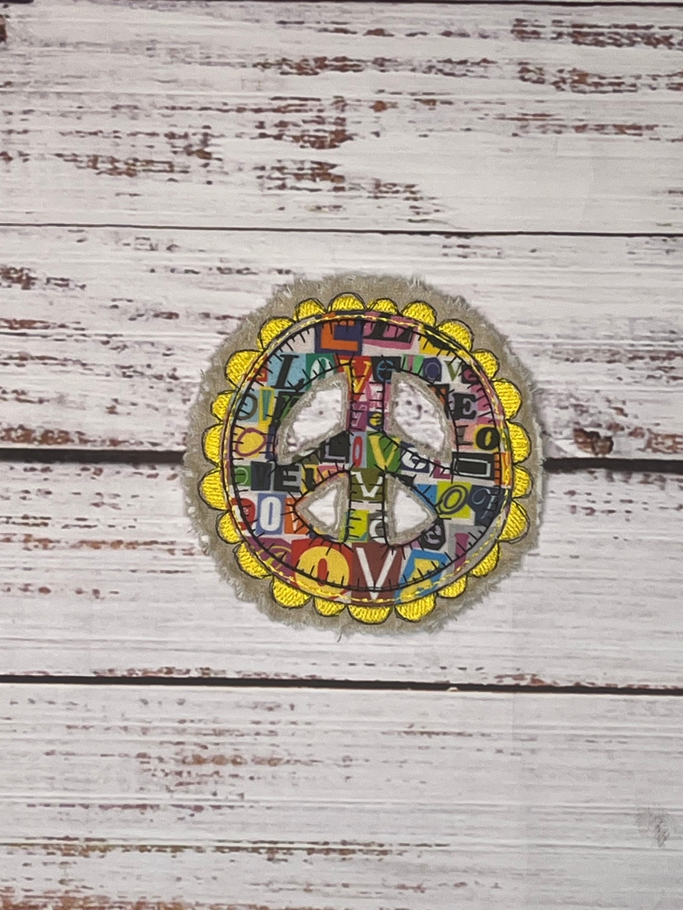 Peace Sign Patch - Etsy