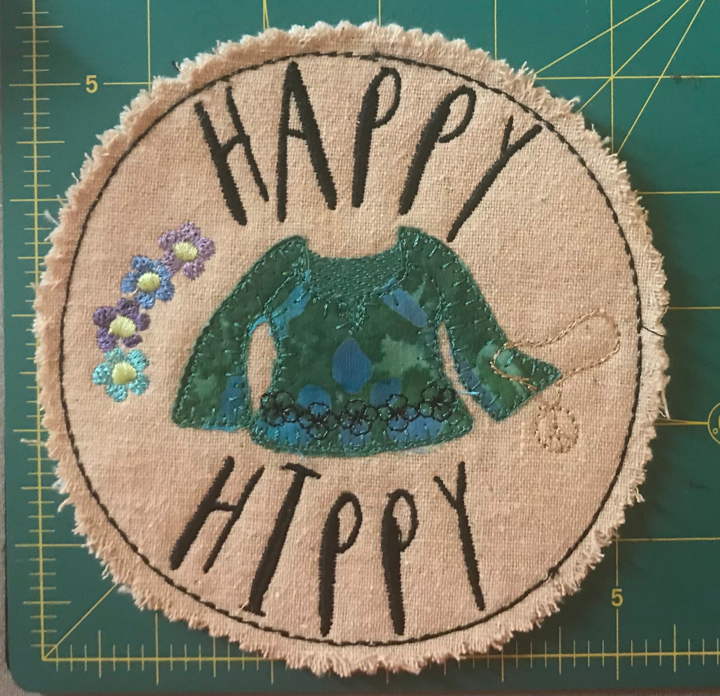 Happy Hippy Patch - Etsy