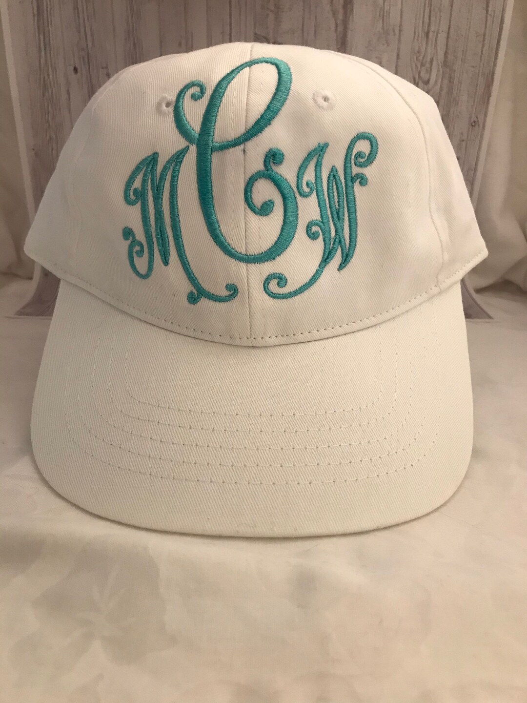 Monogrammed Ball Cap - Etsy