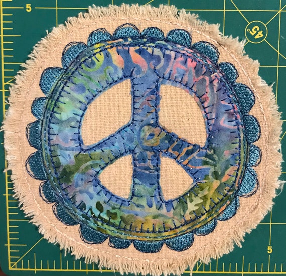 Peace Sign Patch - Etsy