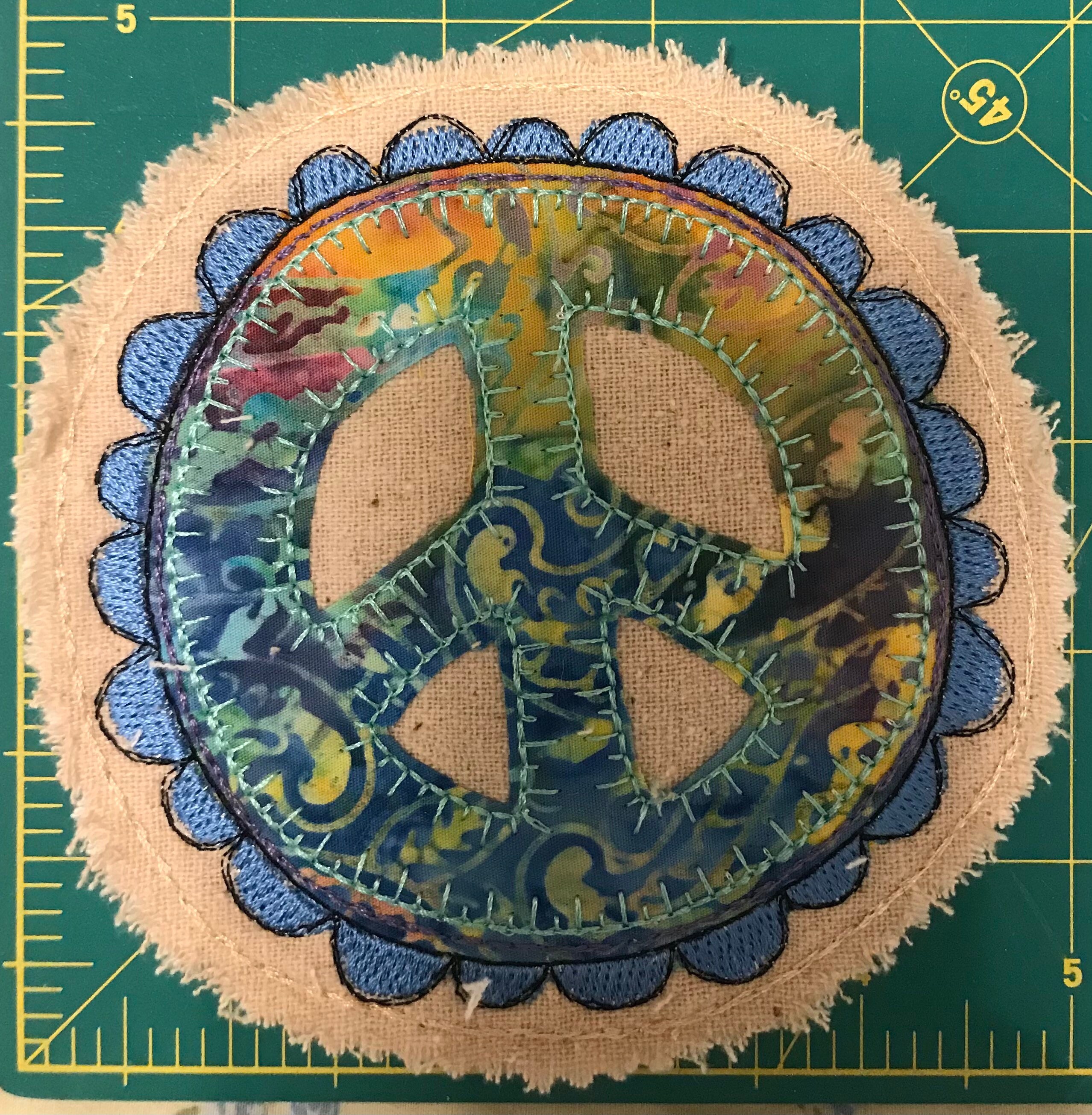 Peace Sign Patch - Etsy