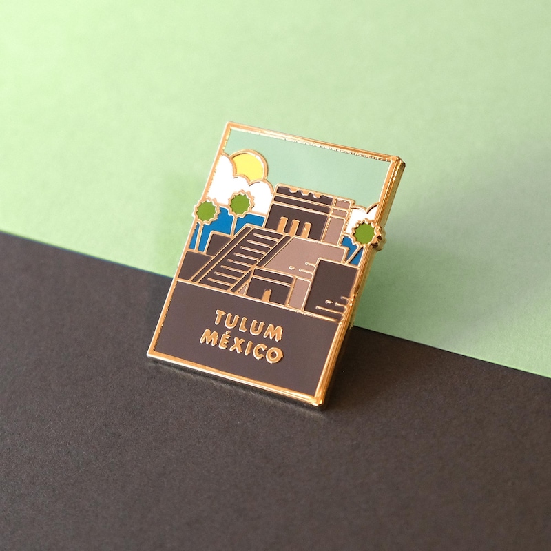 Pyramids Enamel Pin - Etsy