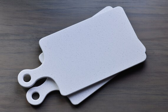 Solid Surface Cutting Board With Shaped Handle Convenient | Etsy