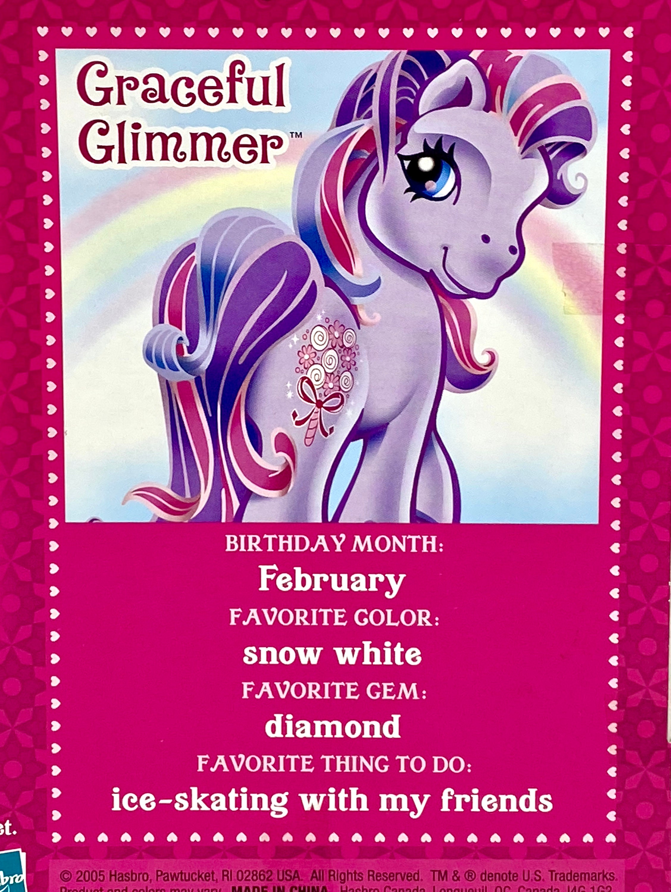 MY LITTLE PONY Graceful Glimmer as the Winter Crystal Princess, New in ...