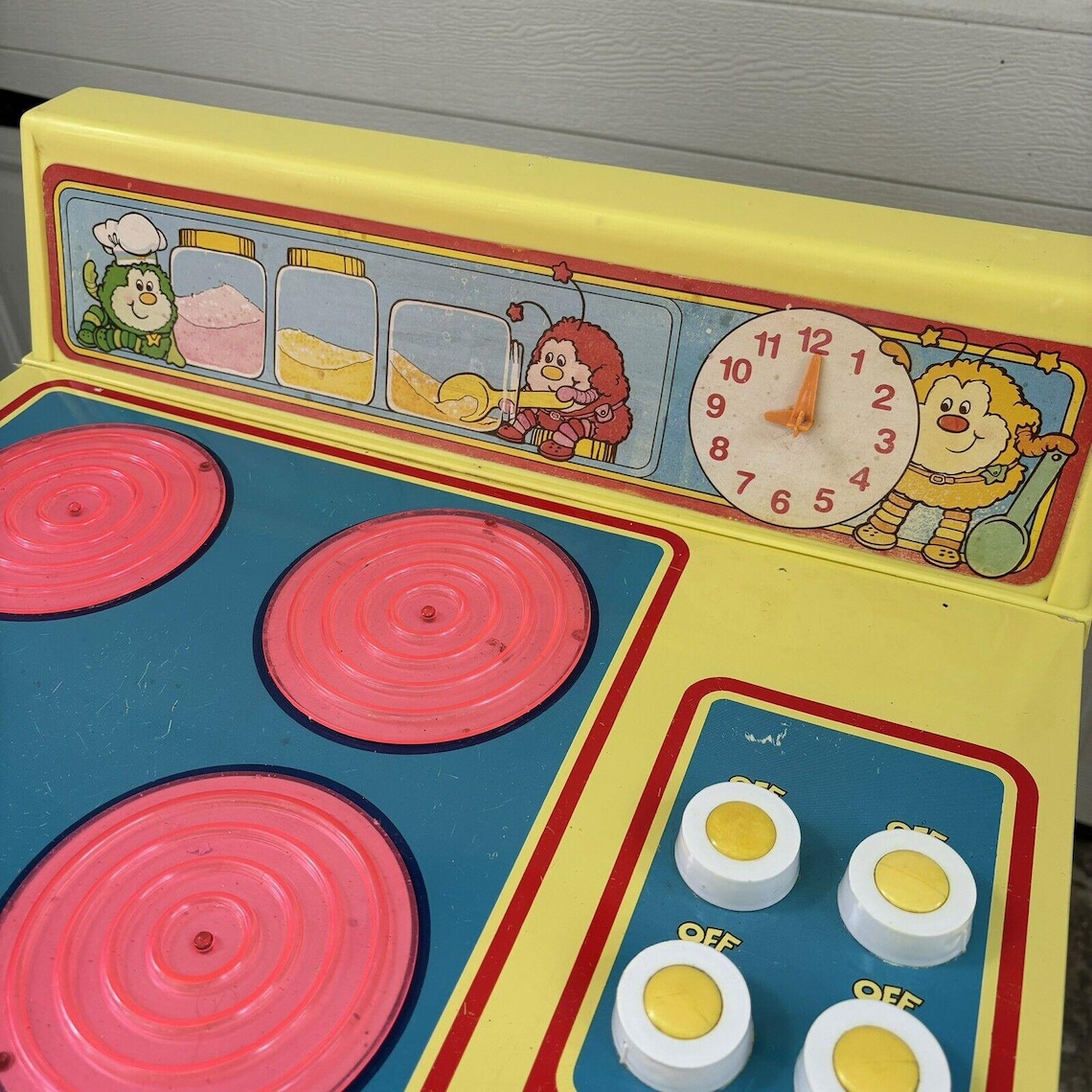 Vintage Rainbow Brite Rite Hite Kitchen Stove Play Set 1980s Metal ...
