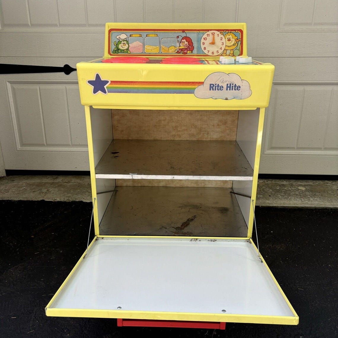 Vintage Rainbow Brite Rite Hite Kitchen Stove Play Set 1980s Metal ...