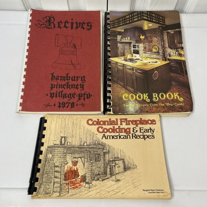 Vintage Cookbook Set - Etsy
