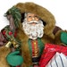 VTG Father Christmas Papier Mache Figurine Cloak Staff Clothtique? Toy ...