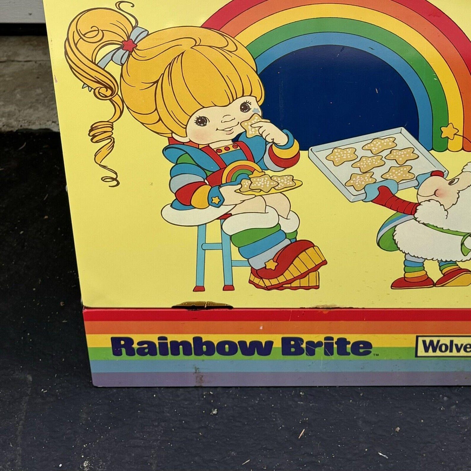 Vintage Rainbow Brite Rite Hite Kitchen Stove Play Set 1980s Metal ...