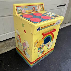 Vintage Rainbow Brite Rite Hite Kitchen Stove Play Set 1980s Metal ...