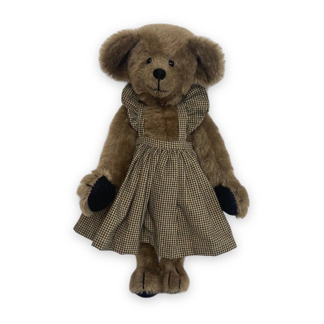 VTG Mason's Cubby Hole Bears farmer Freda Handmade Bear 14 Brown 613 ...