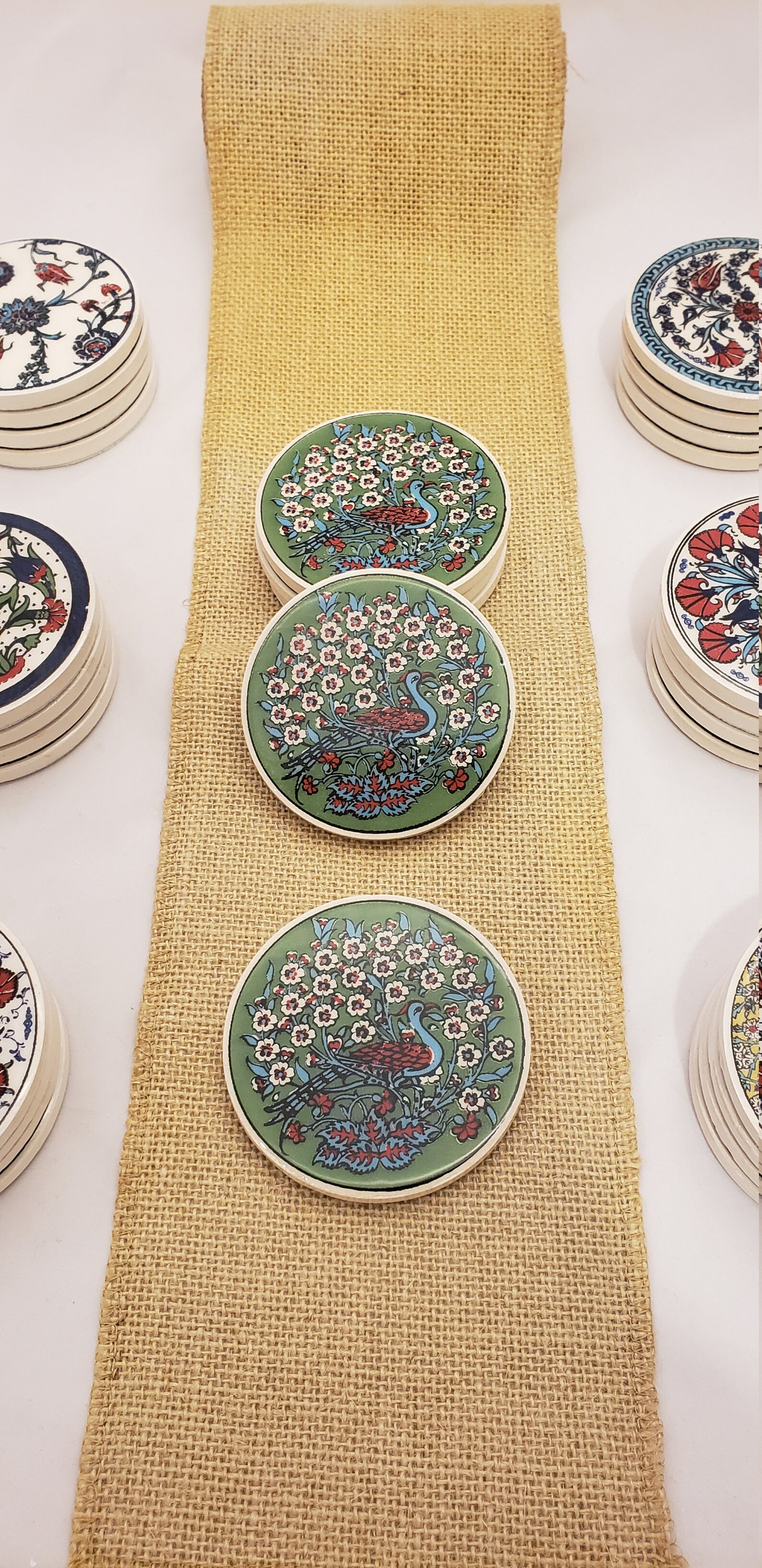 Handmade Turkish Ceramic Coaster - Etsy