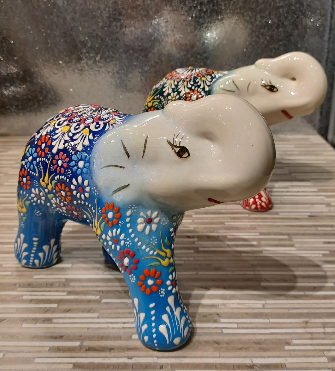 Handmade Ceramic Elephant Decor - Etsy