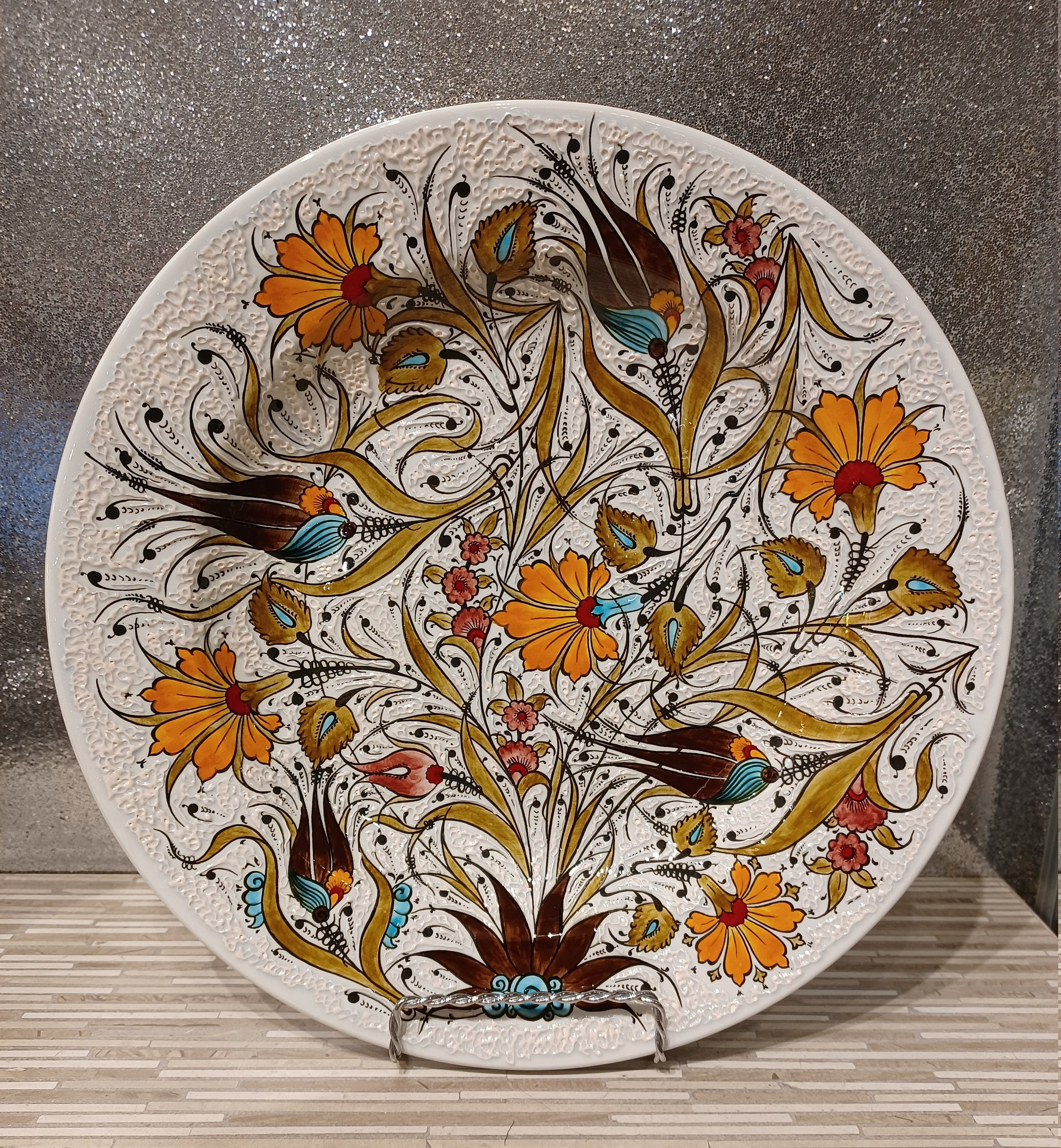 Handmade Turkish Ceramic Plate - Etsy
