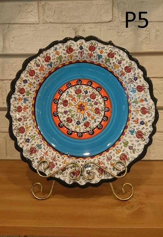 Handmade Turkish Ceramic Plate - Etsy