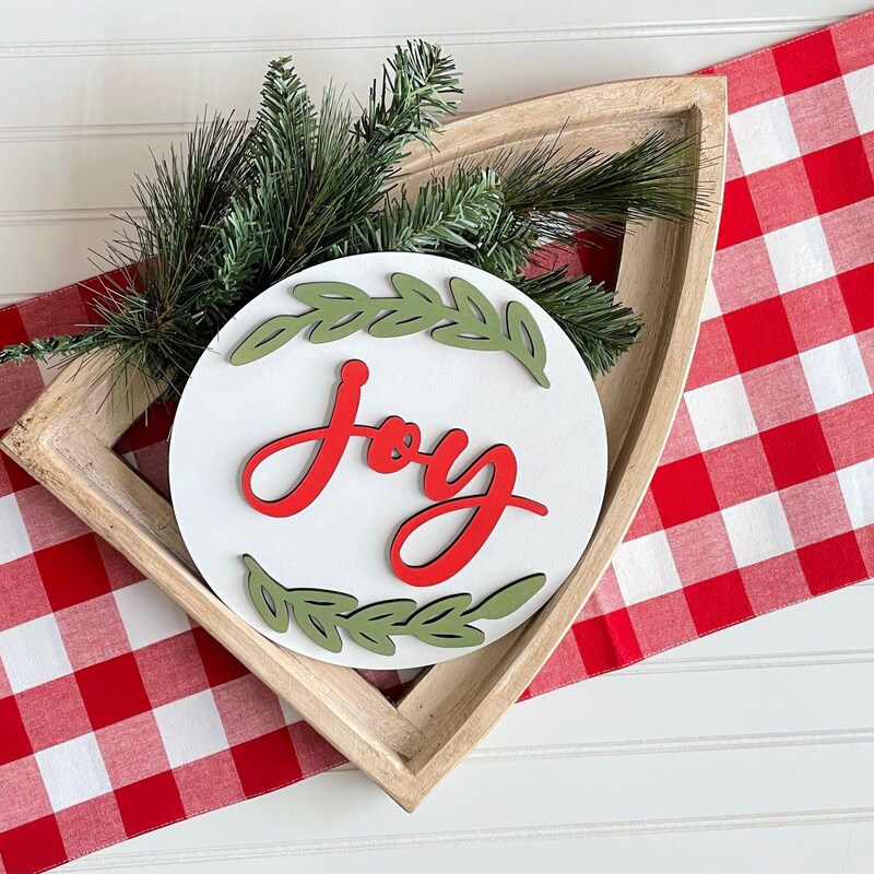 Joy Christmas Sign - Etsy