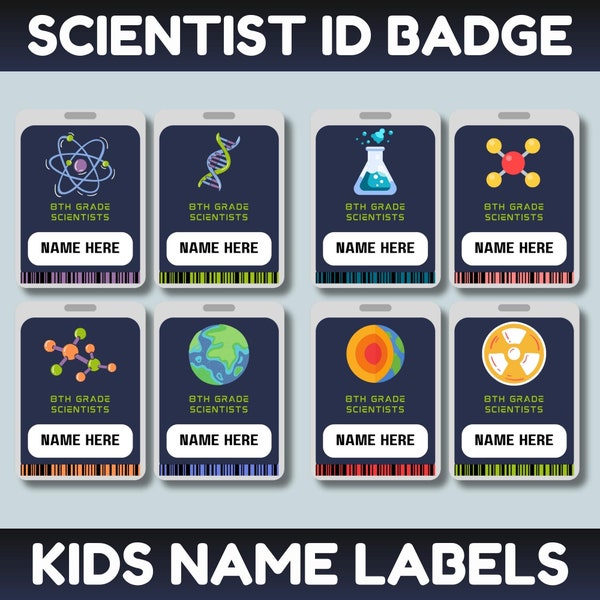 Science Labels - Etsy