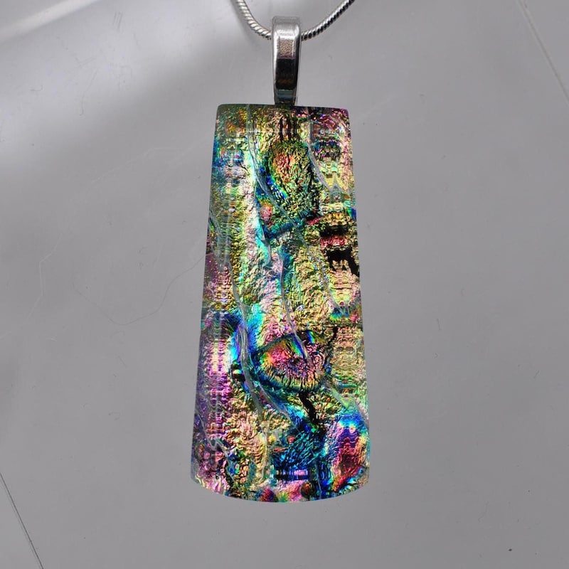 Dichroic Pendant - Etsy