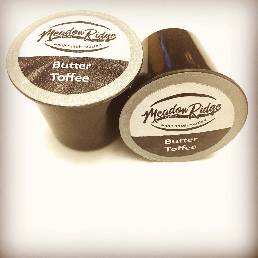 Meadow Ridge Small Batch Coffee Butter Toffee Single Serve Cups - 24 ...