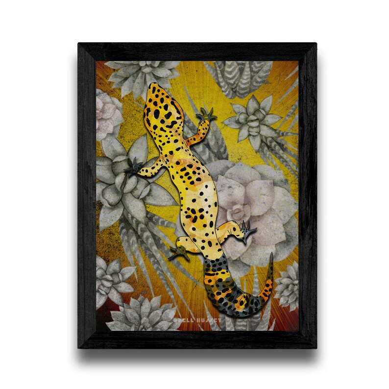 Leopard Gecko 18X24 Inch Poster Print for Gecko Fans Owners - Etsy