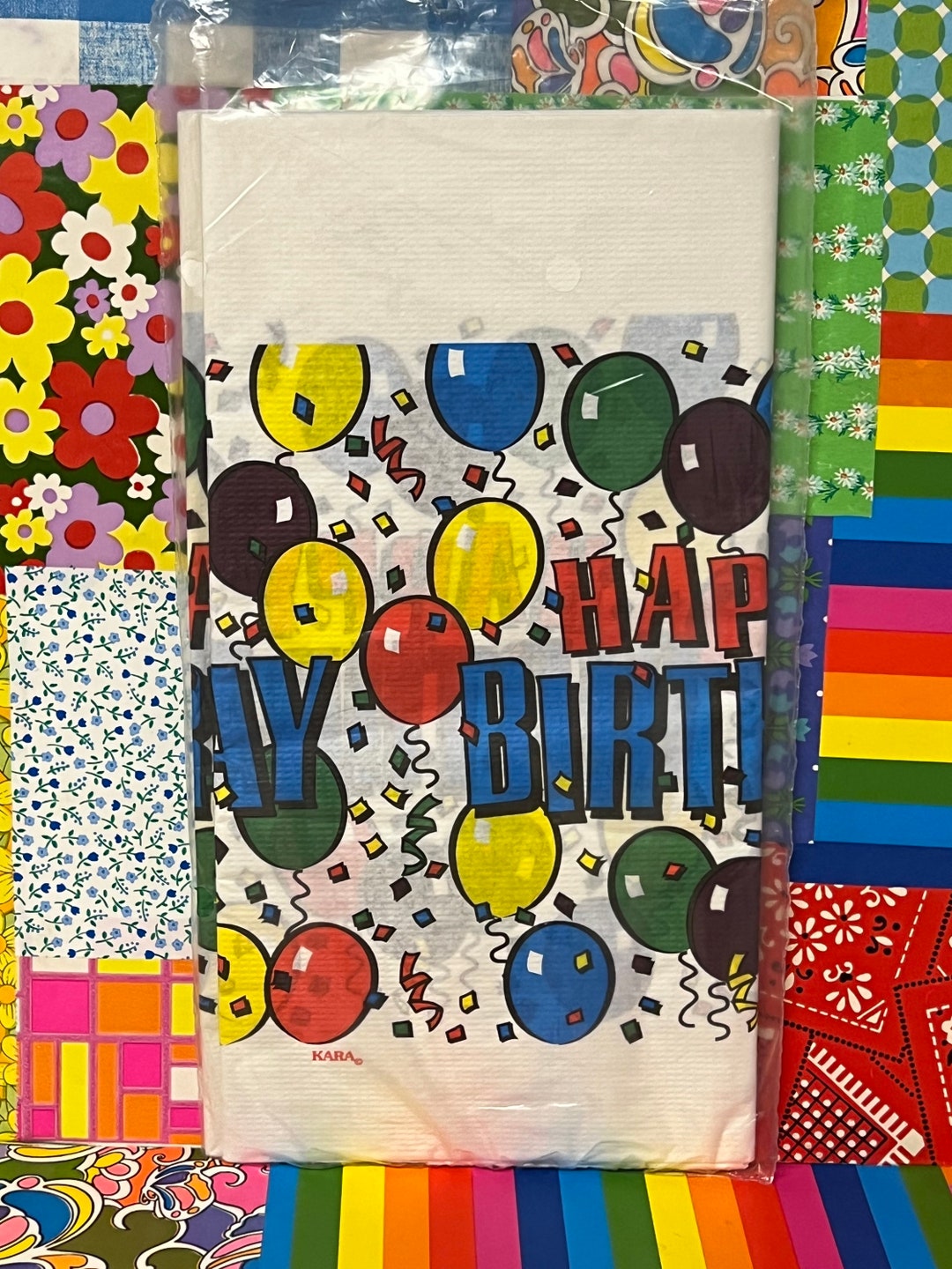 Early 90s Birthday Table Cover - Etsy