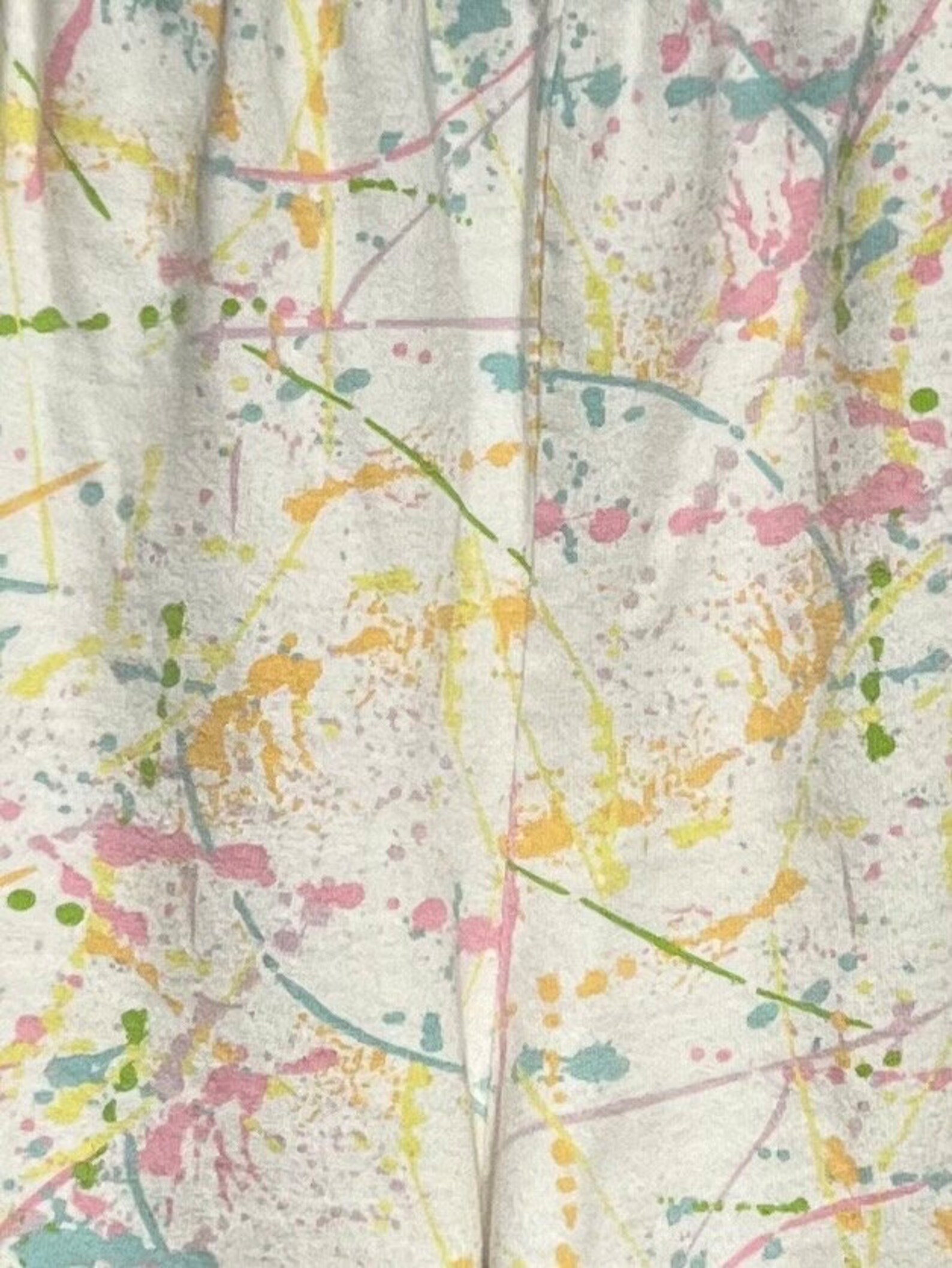 90s Splatter Paint Cotton Shorts - Etsy