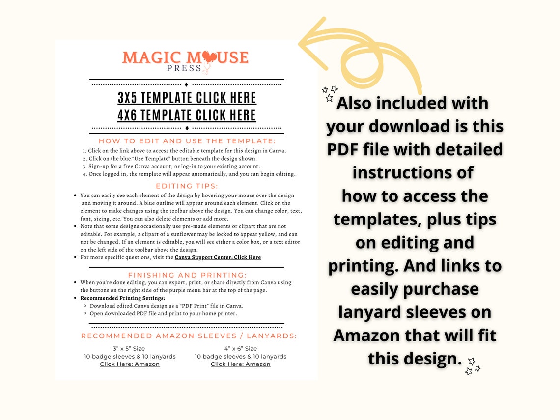 EPCOT Drink Around the World Passport - Editable Template - Instant ...