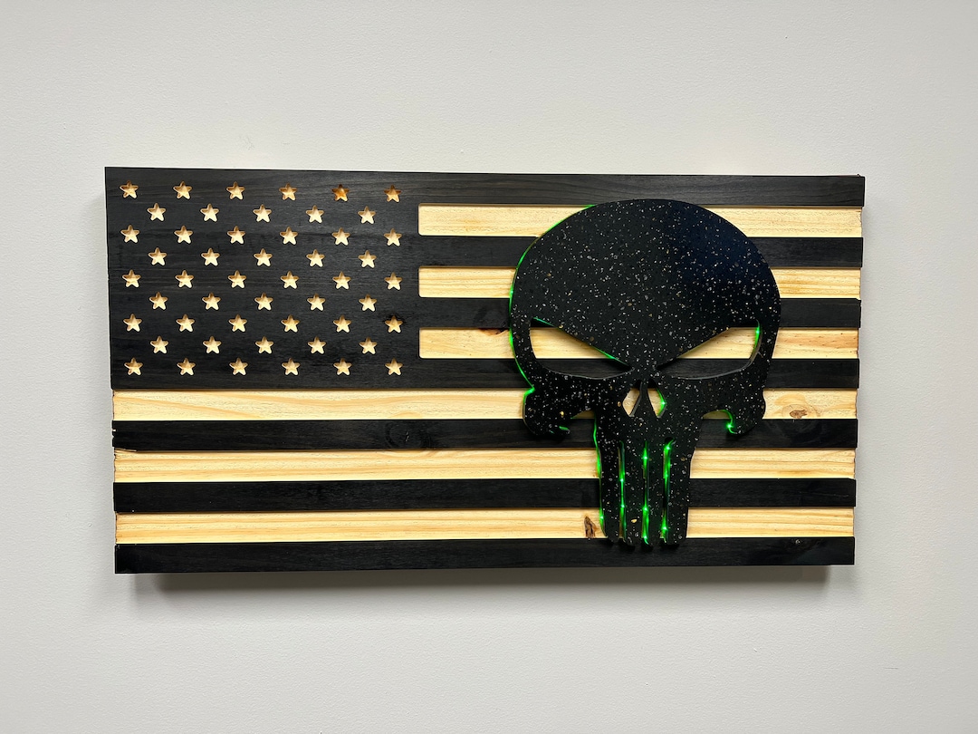 Punisher Flag - Etsy