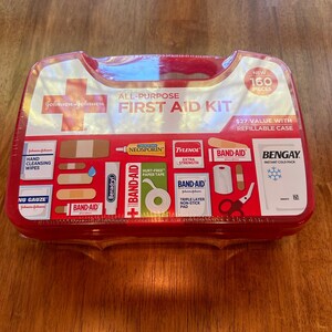 Johnson &johnson All Purpose First Aid Kit - Etsy